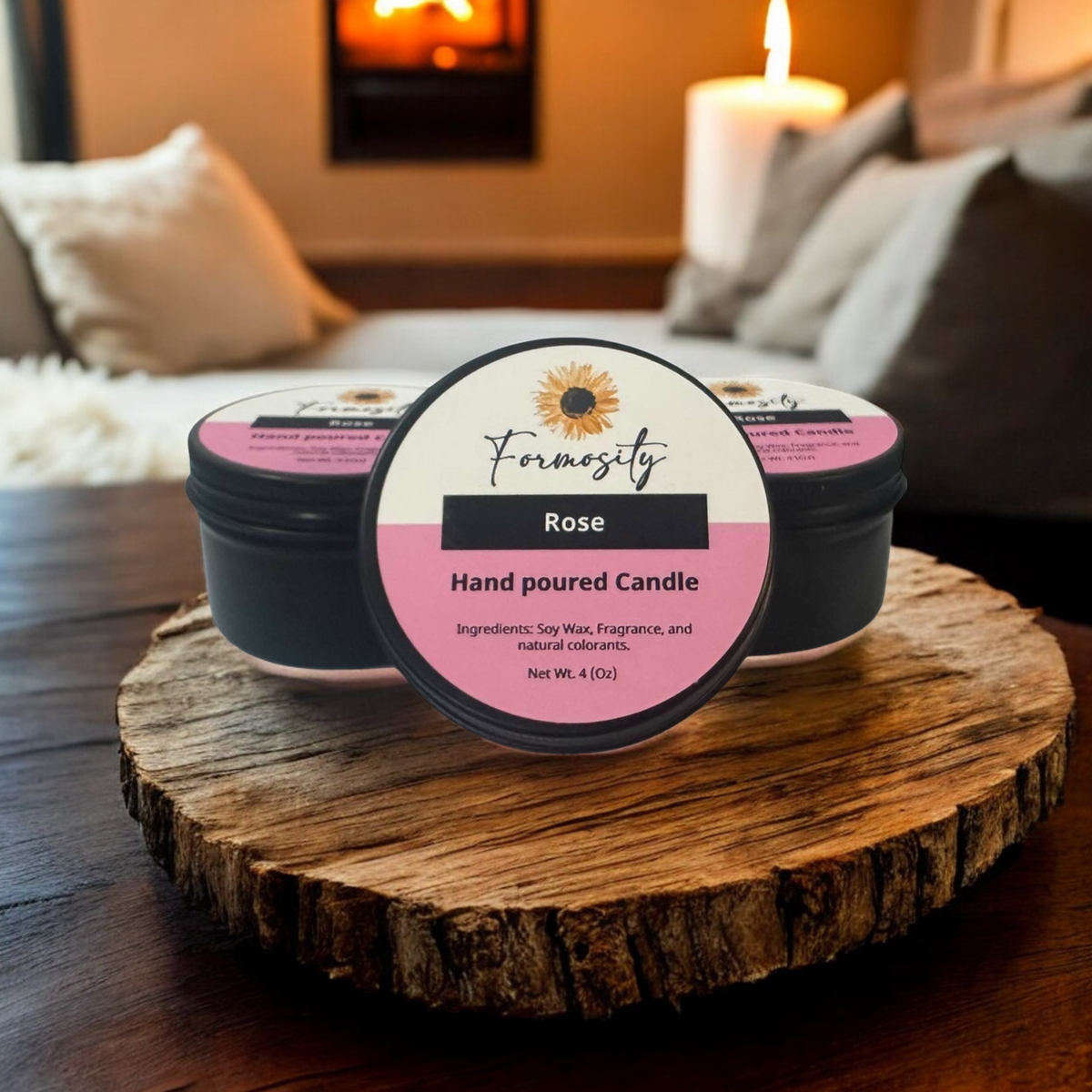 Rose Candle – FormositySoaps